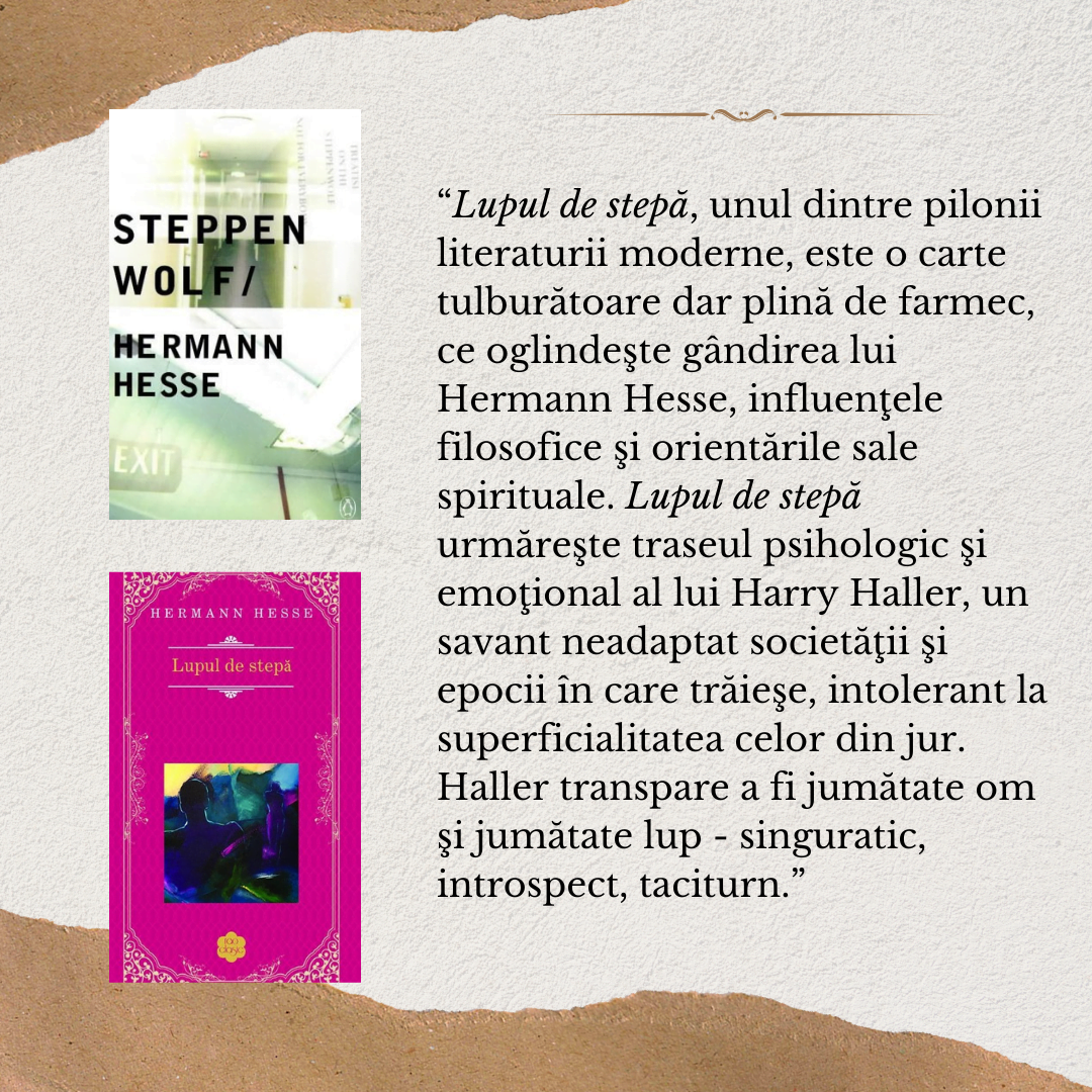 Recenzie "Lupul de stepă", de Herman Hesse - Potpourrio: Pădurea cu cărți